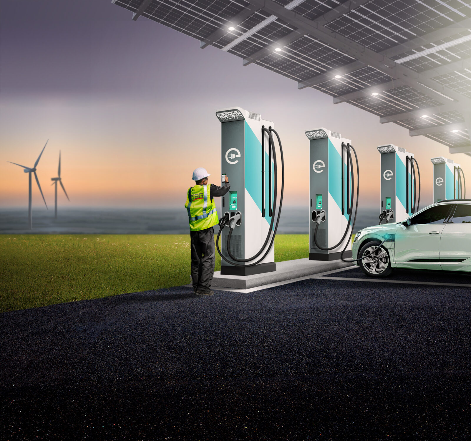 TSG Charge provides a wide range EV charging stations for all brands