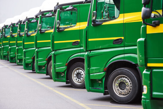 Heavy Goods Vehicles (HGVs) switch to green gas