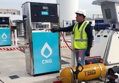 Heavy Goods Vehicles (HGVs) switch to green gas