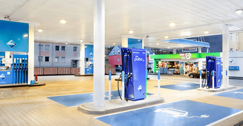 EV charger possibilities for service stations - TSG