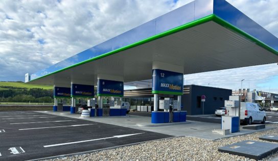 EV charging and solar panel installation at a forecourt - TSG