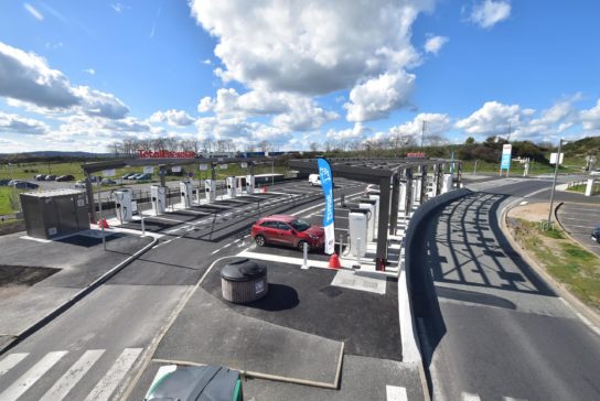 EV charger possibilities for service stations - TSG