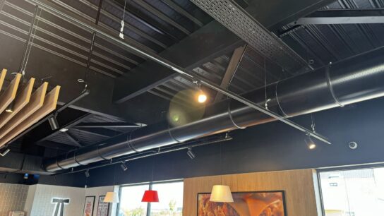HVAC installation, technical services for fast food in France - TSG