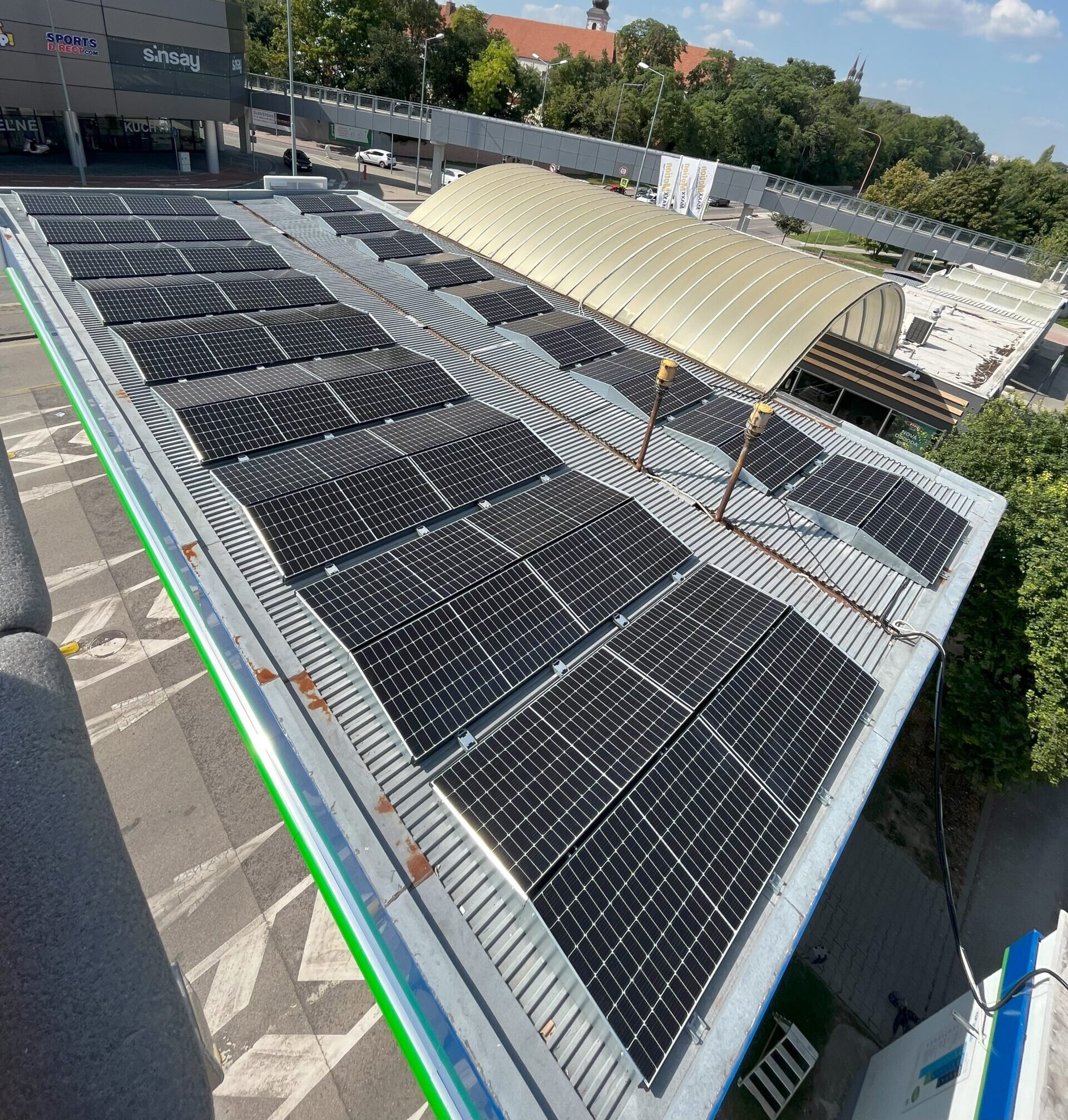 Installation of solar panels and chargers in Slovakia - TSG