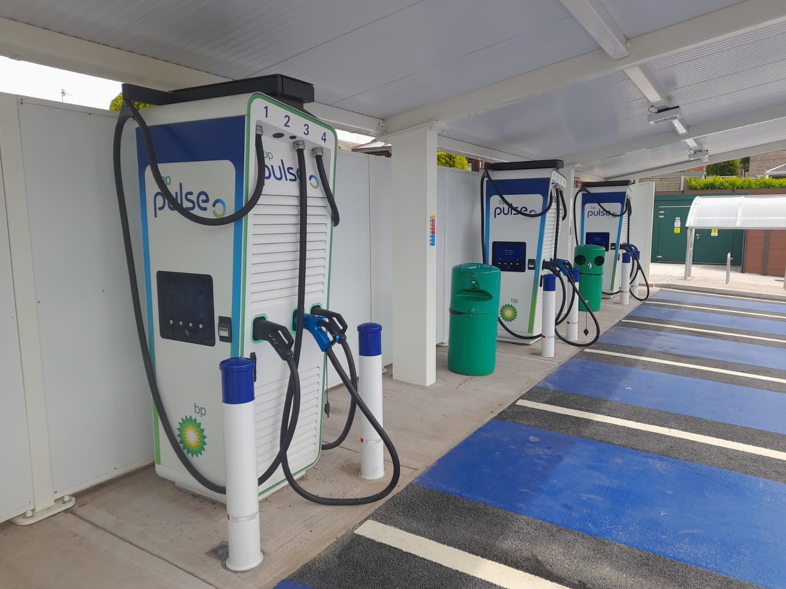 BP Pulse Electric Vehicle Charging Network Installation Overview